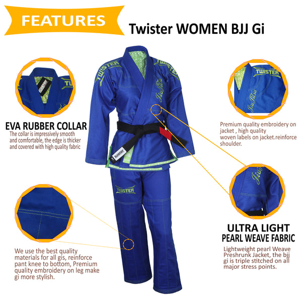 Women Jiu Jitsu Gi - twisterfightwear